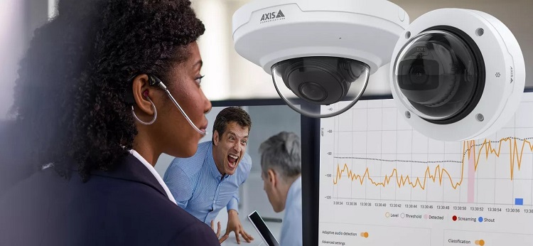 New Axis dome cameras with mic enabling audio analytics ...