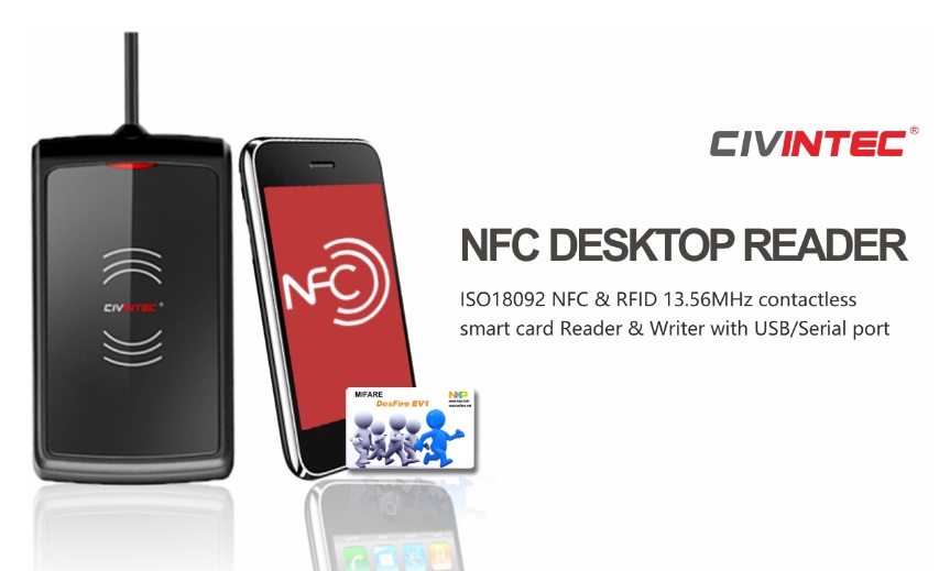 New RFID NFC desktop reader writer | SecurityWorldMarket.com