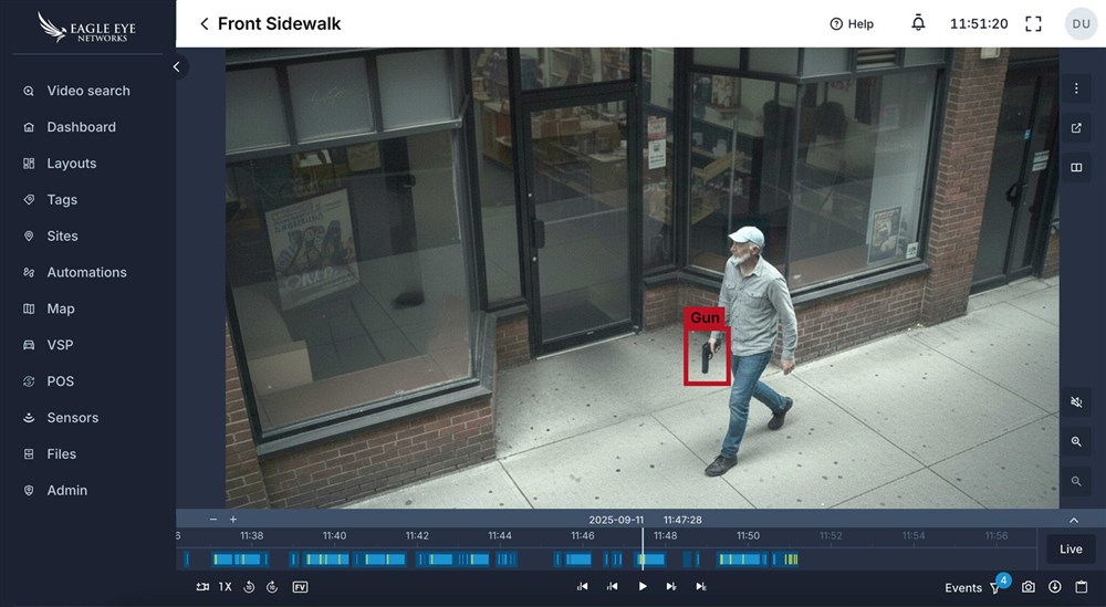 Eagle Eye launches AI camera gun detection | SecurityWorldMarket.com