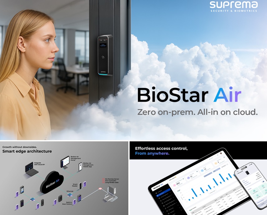Suprema unveils first native biometric cloud based access system ...