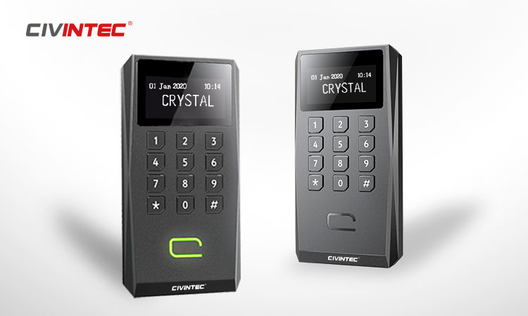 New Civintec OLED multi factor access control reader ...