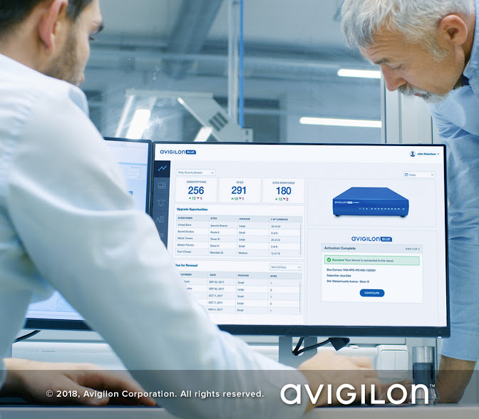 New Avigilon Blue powered by self-learning video analytics ...