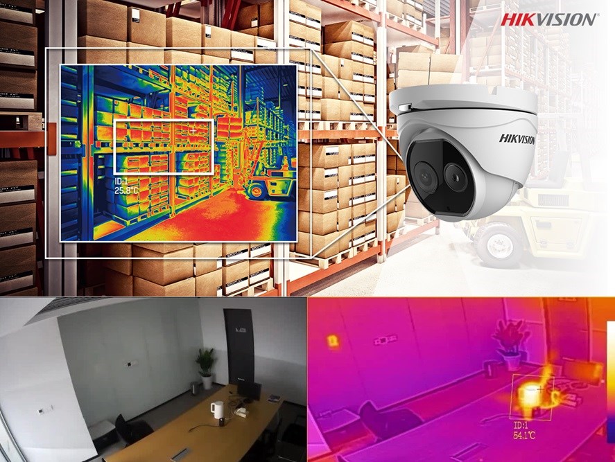 Hikvision thermal bi-spectrum deep learning turret camera | SecurityWorldMarket.com