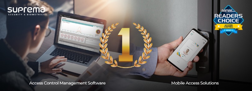 Suprema recognised as top brand in Access Control Management ...
