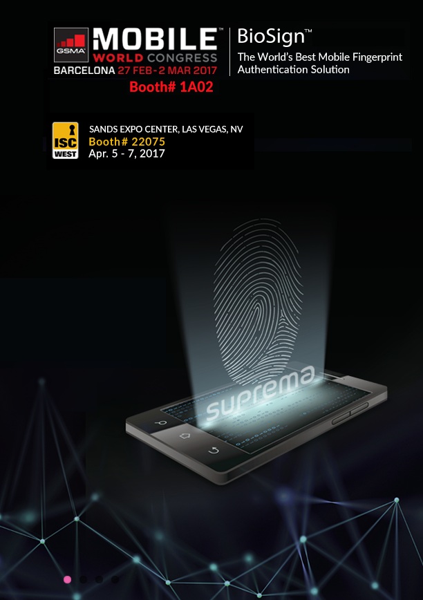 Suprema debuts Biosign 2.0 in Barcelona and Vegas | SecurityWorldMarket.com