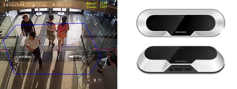 Hikvision dual lens IP camera for people counting | SecurityWorldMarket.com